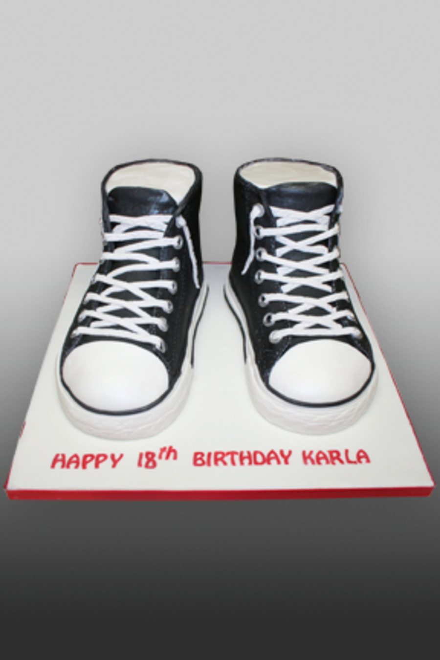 All Star Sneakers Birthday Cake - CakeCentral.com