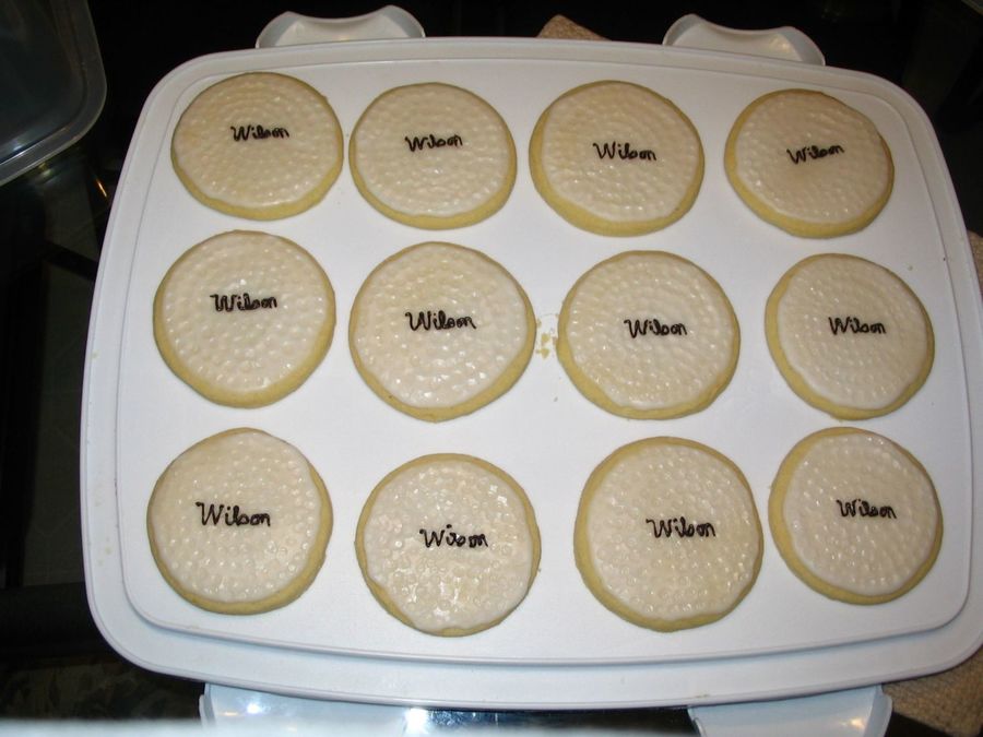 Golf Ball Cookies - CakeCentral.com