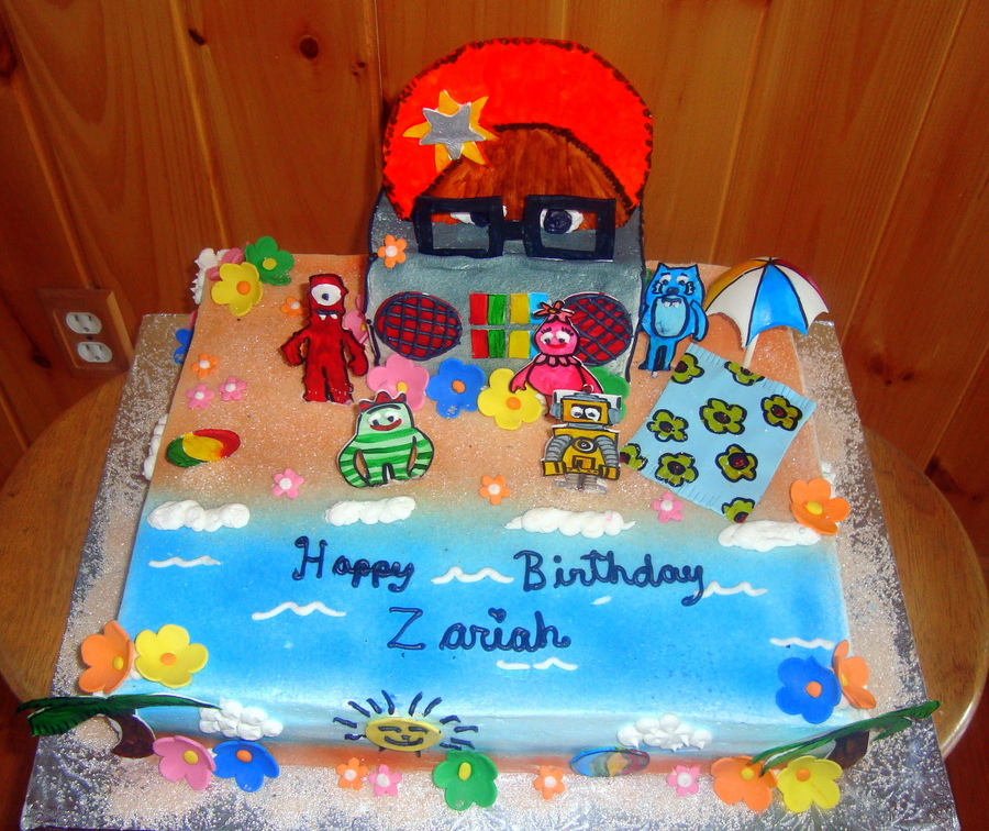 Yo Gabba Gabba Beach Luau - CakeCentral.com