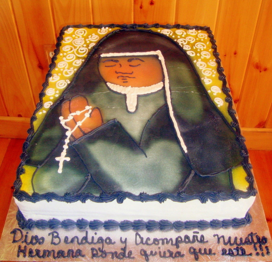Nun Farewell Cake - CakeCentral.com