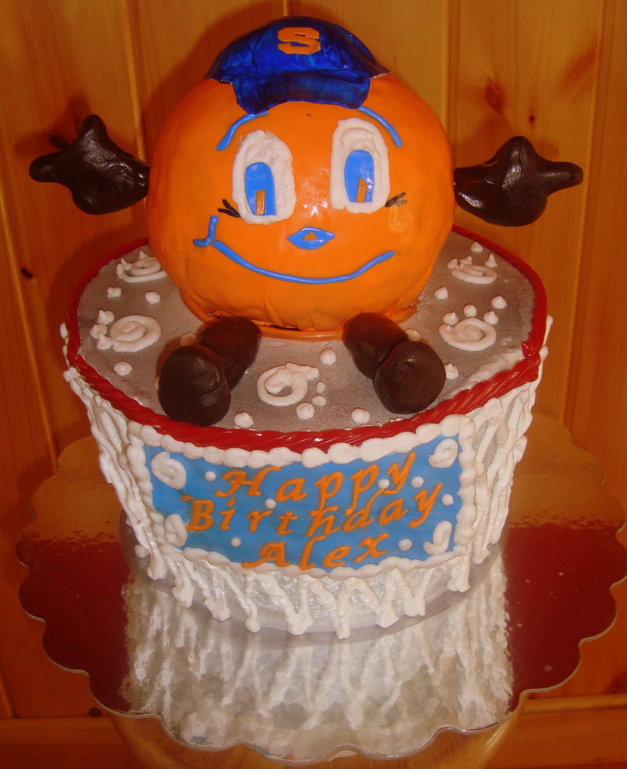 Syracus Basketball Mascot - CakeCentral.com