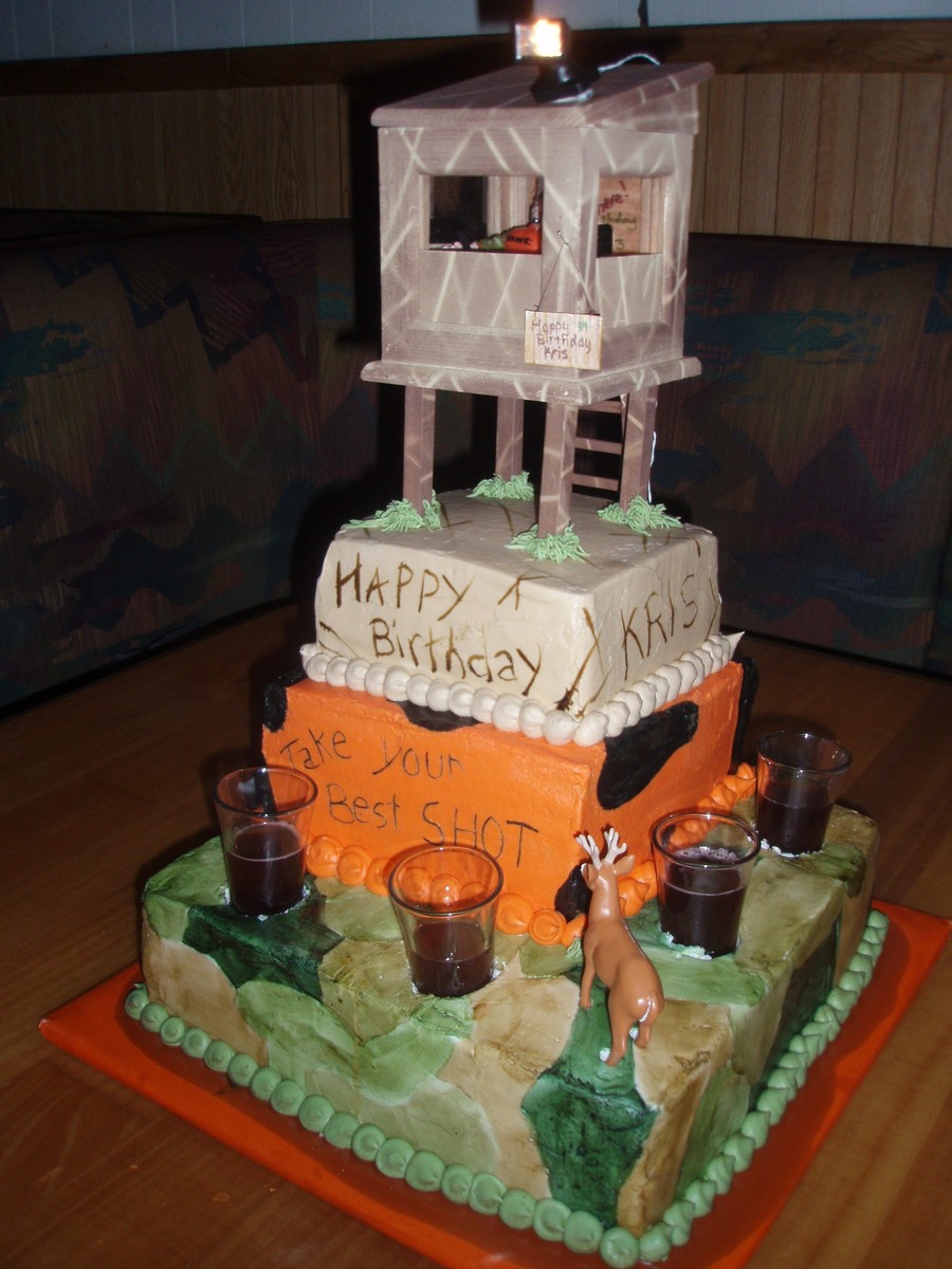 Deer Hunter Birthday Cake - CakeCentral.com