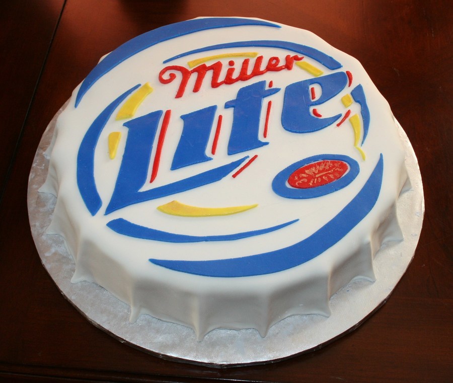 Miller Lite Cake - CakeCentral.com