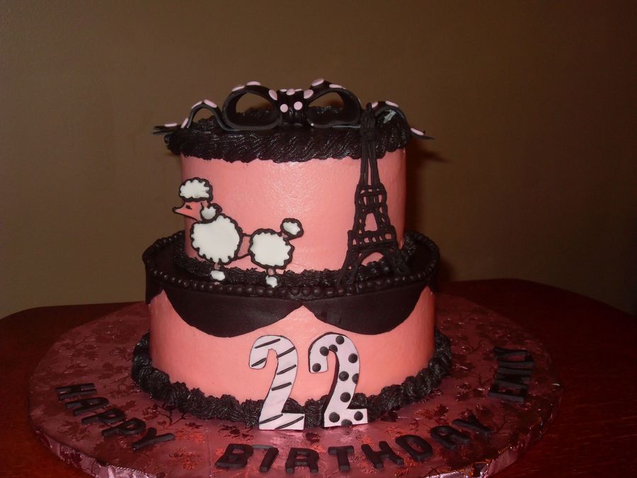 Pink Poodle Birthday - CakeCentral.com