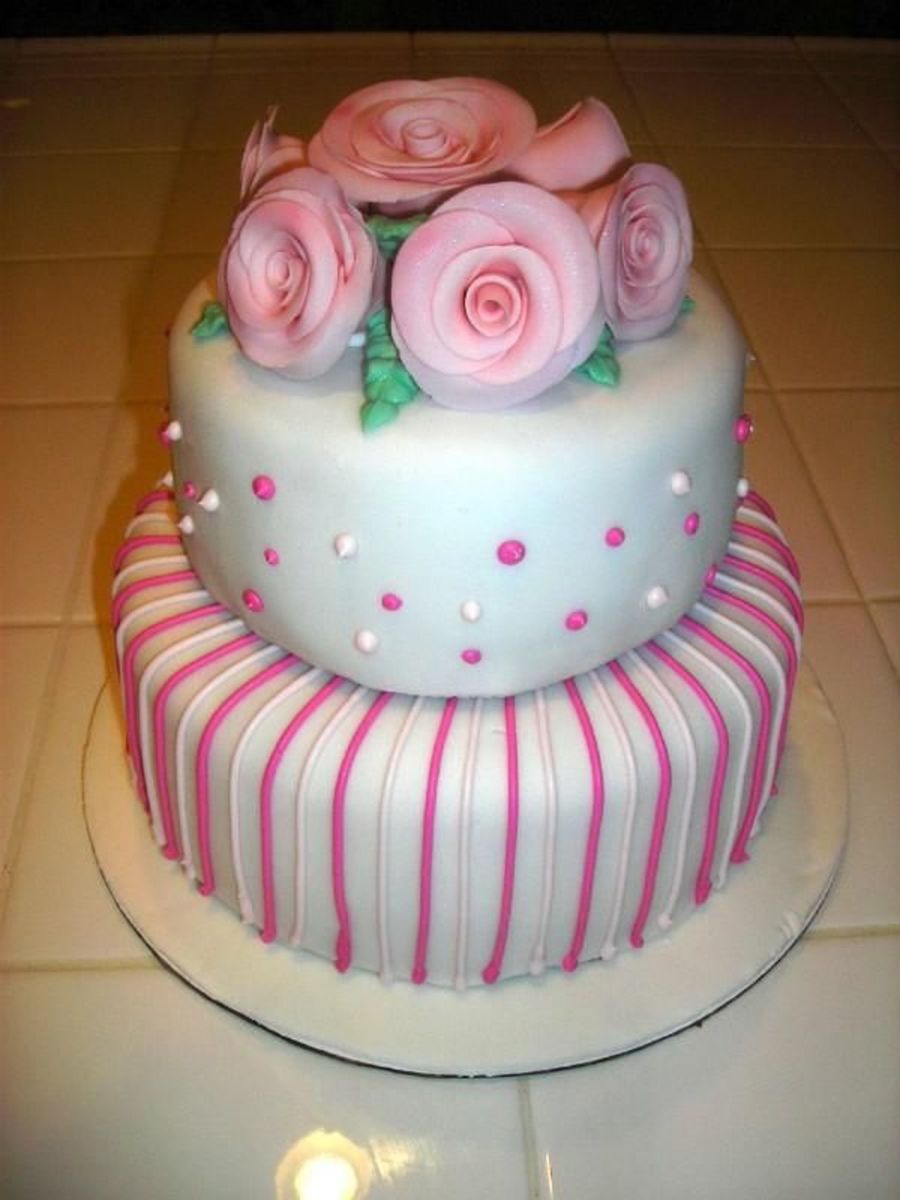 Wilton Course 3 Cake - CakeCentral.com