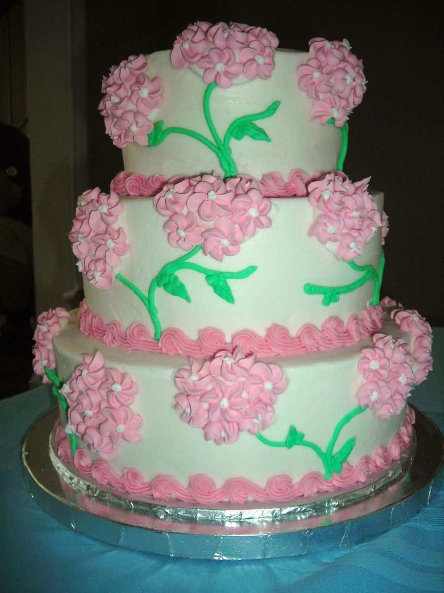Pink Drop Flowers - CakeCentral.com