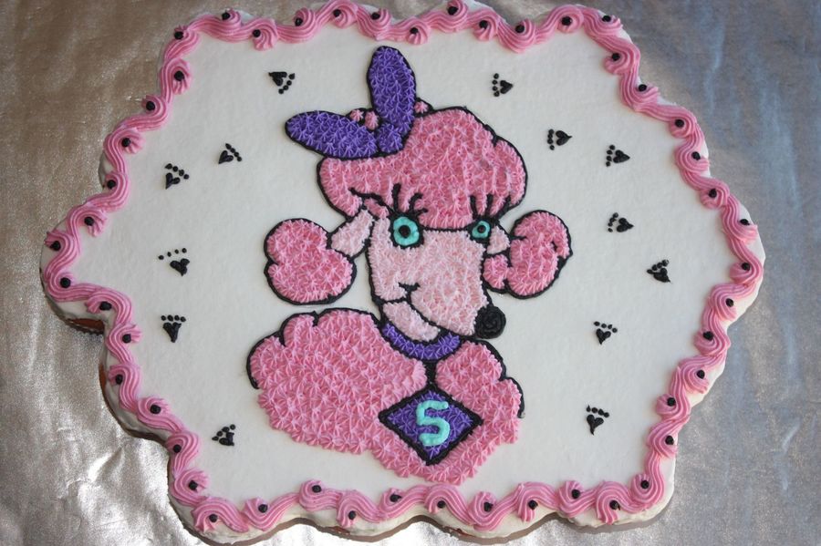 Pink Poodle In Paris Cupcake Cake - CakeCentral.com