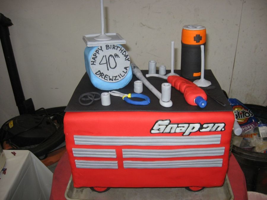 Snap-On Tool Chest - CakeCentral.com