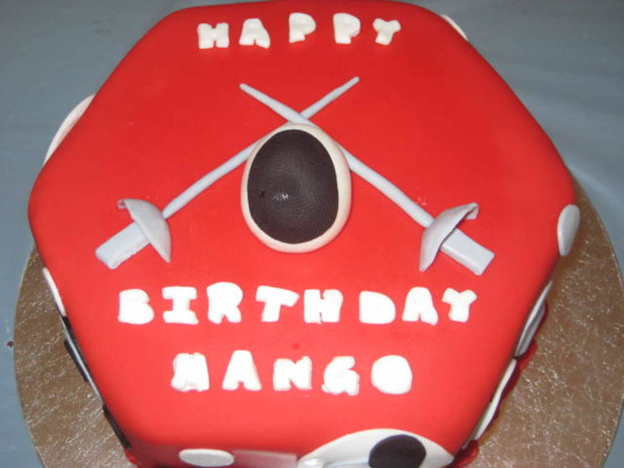 Fencing Cake - CakeCentral.com