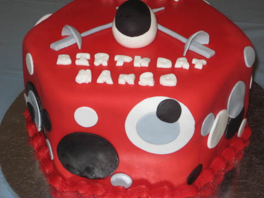 Fencing Cake - CakeCentral.com