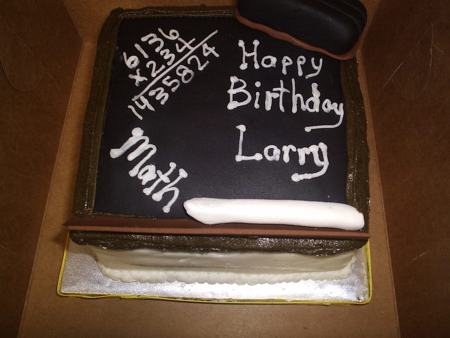 Teacher's Birthday Cake - CakeCentral.com