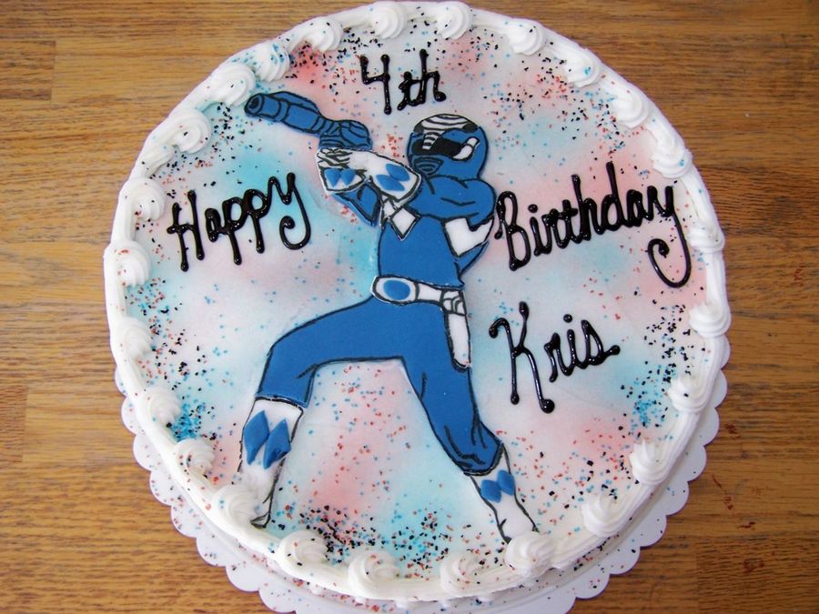 Power Ranger Birthday Cake - CakeCentral.com