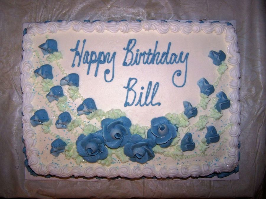 Plain Birthday Cake - CakeCentral.com