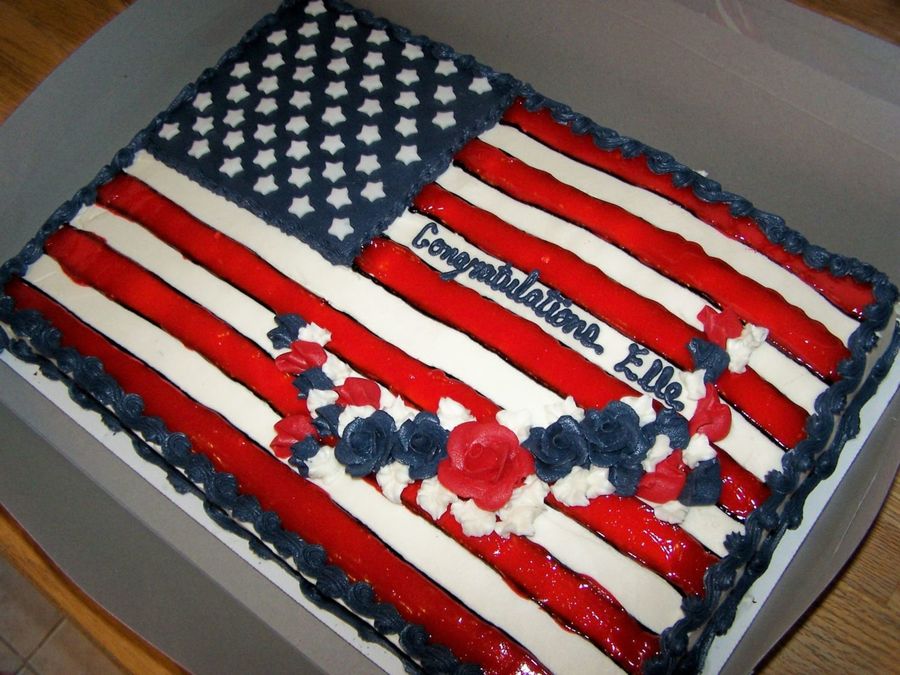 Citizenship Cake - CakeCentral.com