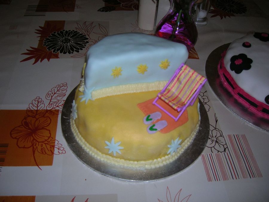 Beach Scene Cake - CakeCentral.com