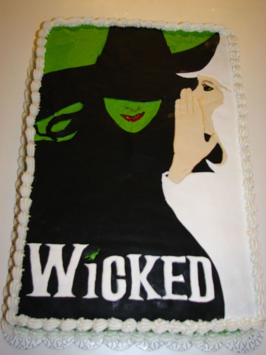 Wicked Birthday Cake - CakeCentral.com