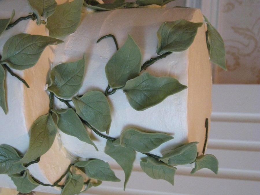 Green Leaves Wedding - CakeCentral.com