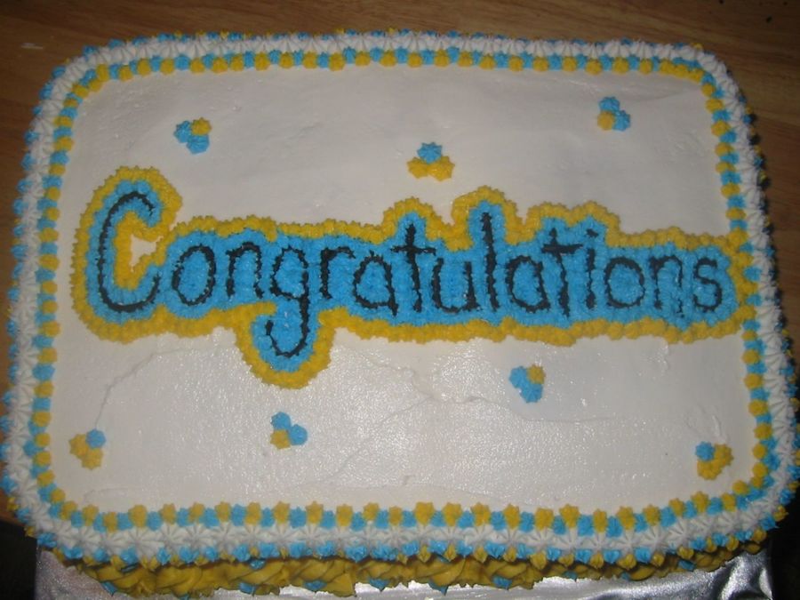 Congrats - CakeCentral.com