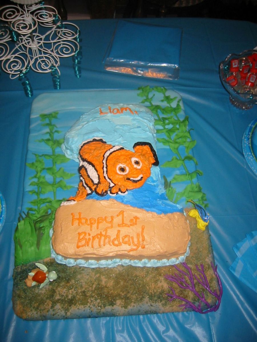 Finding Nemo 1St Birthday Cake - CakeCentral.com