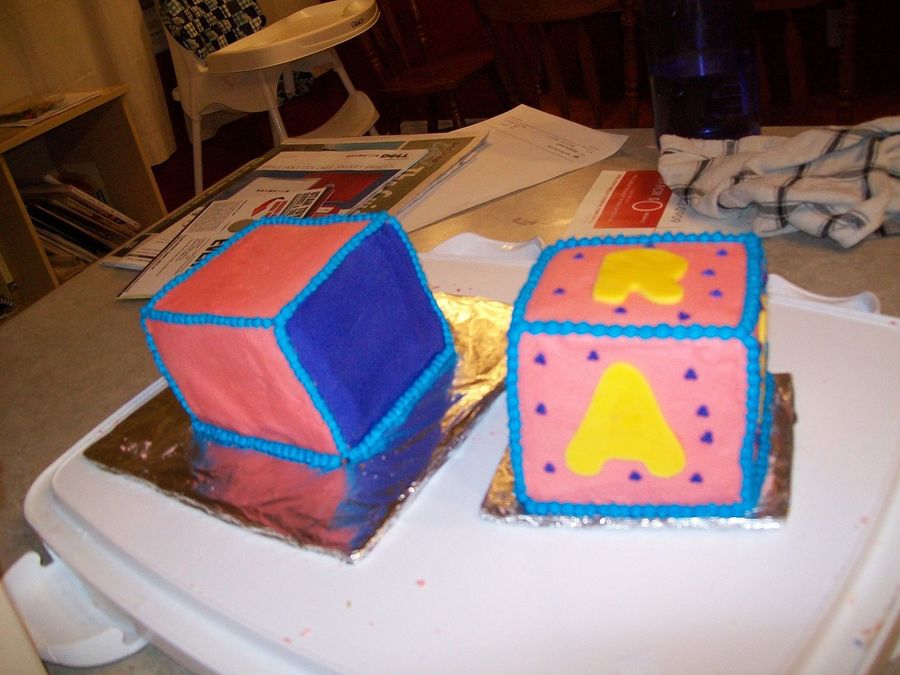 Baby Block Cake - CakeCentral.com