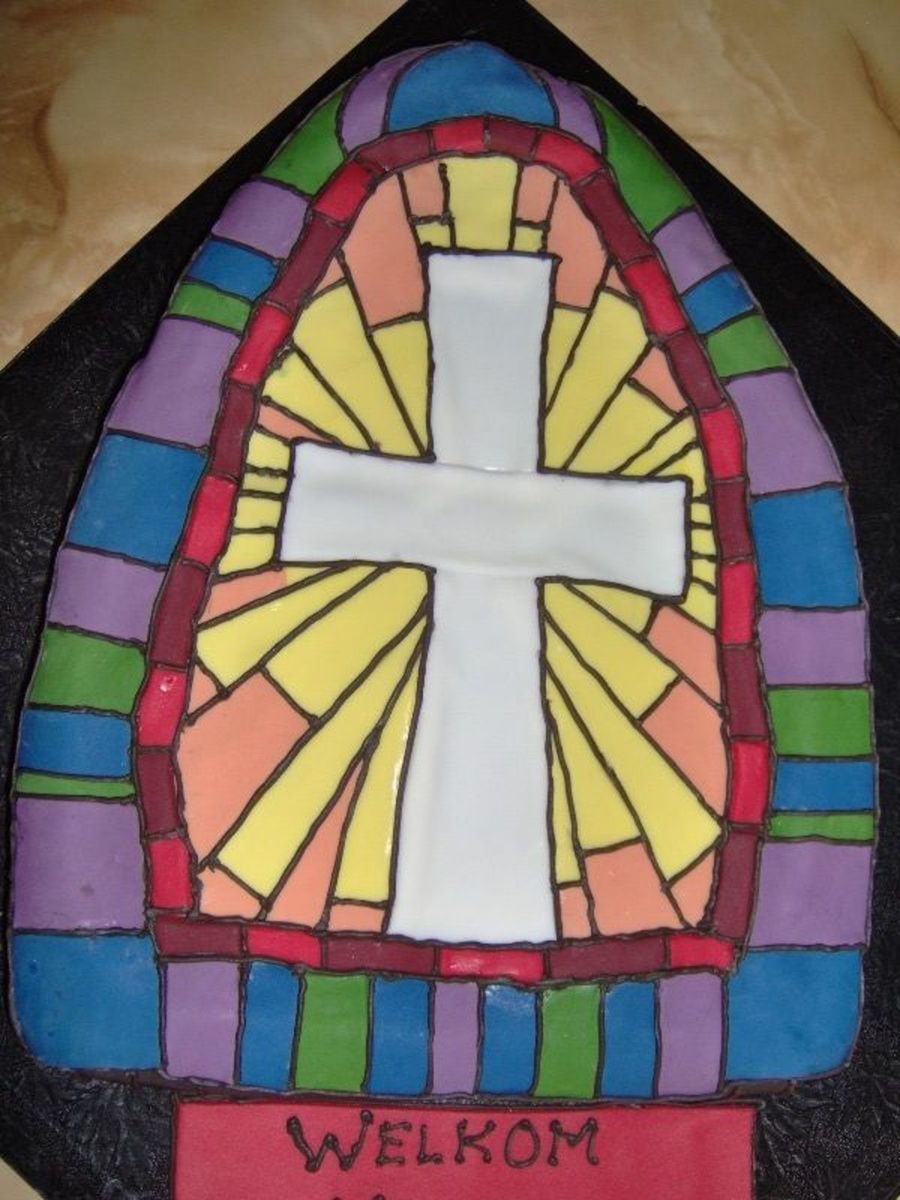 Stained Glass Window - CakeCentral.com