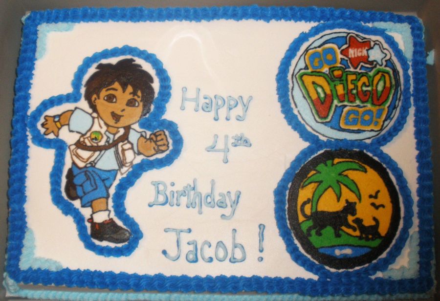Go Diego Go Cake - CakeCentral.com