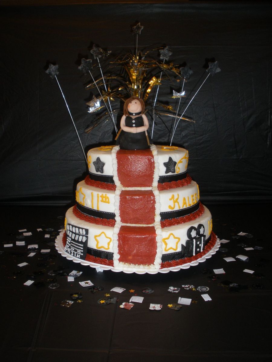 Red Carpet Birthday Cake - CakeCentral.com