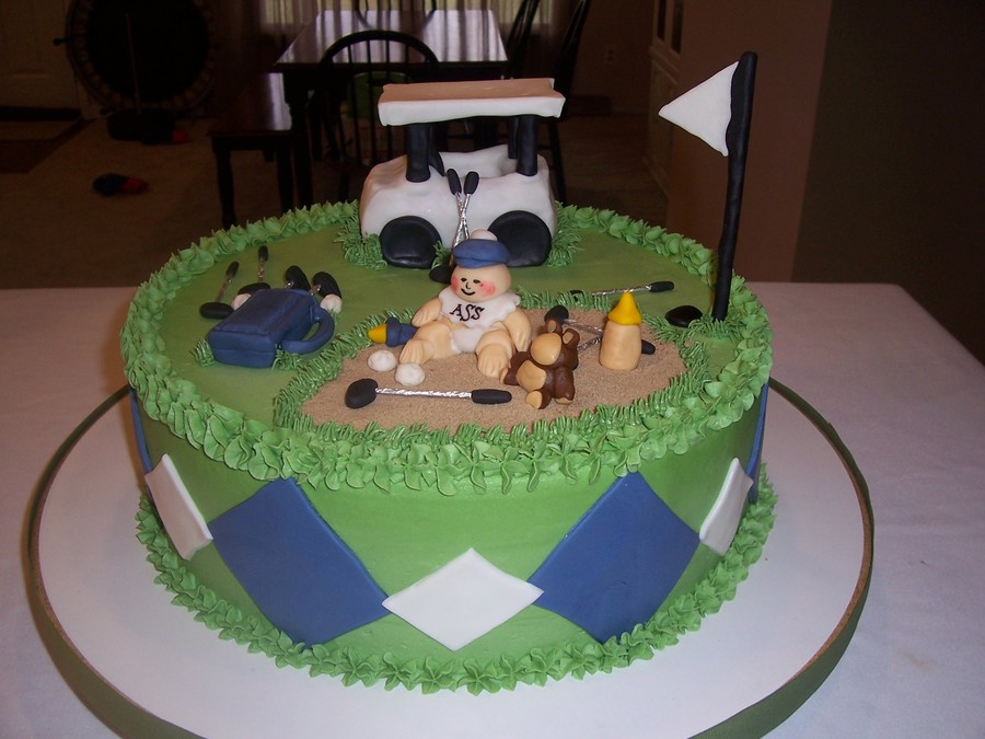 Golf Baby Shower - CakeCentral.com