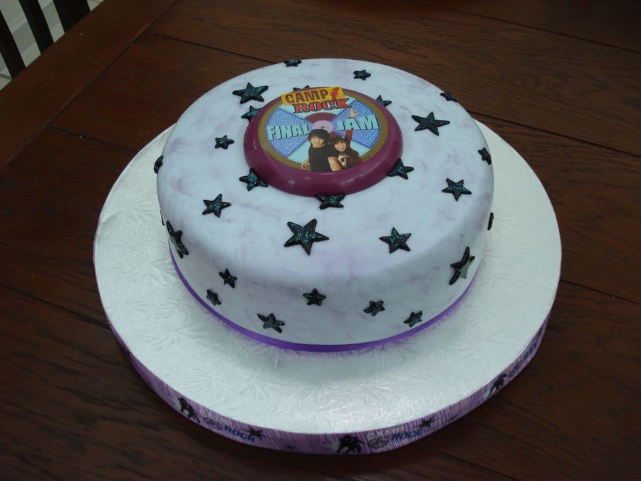 Camp Rock Birthday Cake - CakeCentral.com
