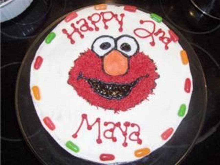 Elmo Birthday Cake! - CakeCentral.com