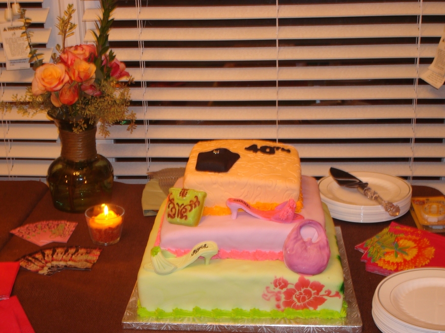 Ingrid's 40 Th Birthday Cake - CakeCentral.com