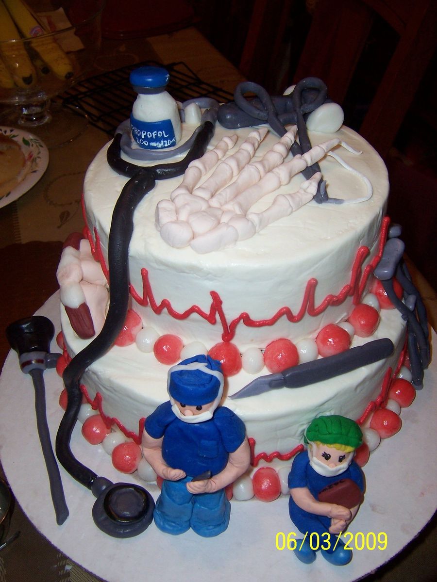 Surgery Center Anniversary Cake - CakeCentral.com