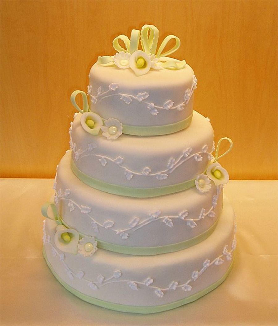 Practice Wedding Cake - CakeCentral.com