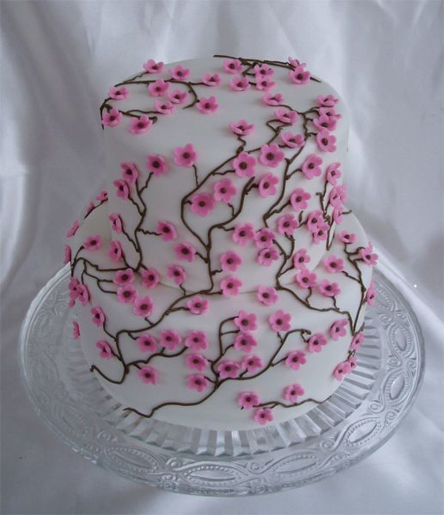 Cherry Blossoms - CakeCentral.com