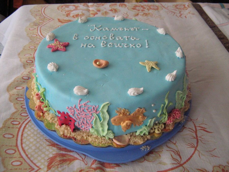 Ocean Themed Cake - CakeCentral.com