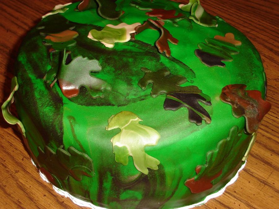 Birthday Camo! - CakeCentral.com