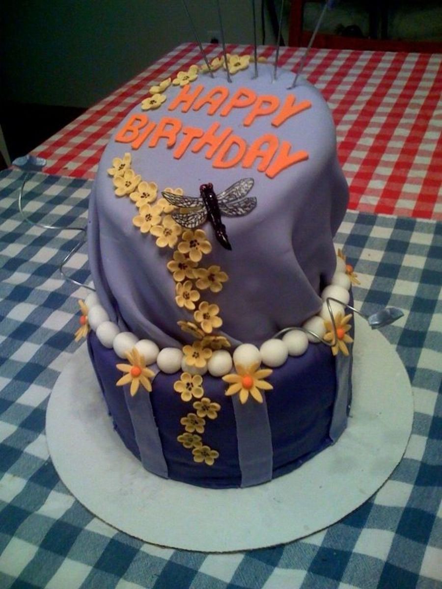 Wacky Birthday Cake - CakeCentral.com