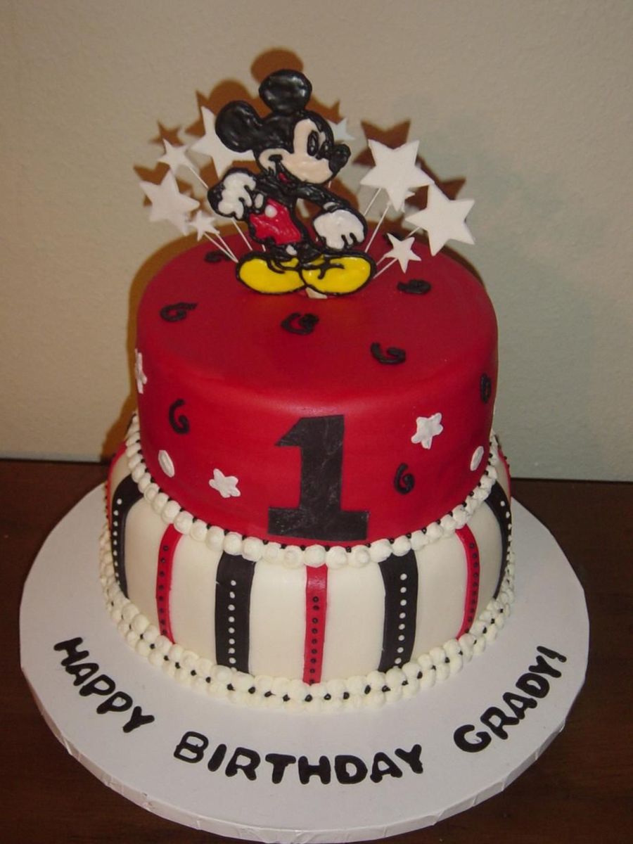 Mickey Mouse Birthday Cake - CakeCentral.com