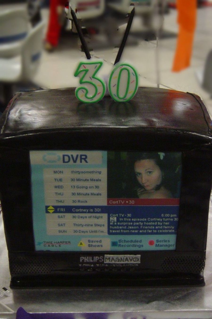 Tv Cake! 30Th Birthday - CakeCentral.com