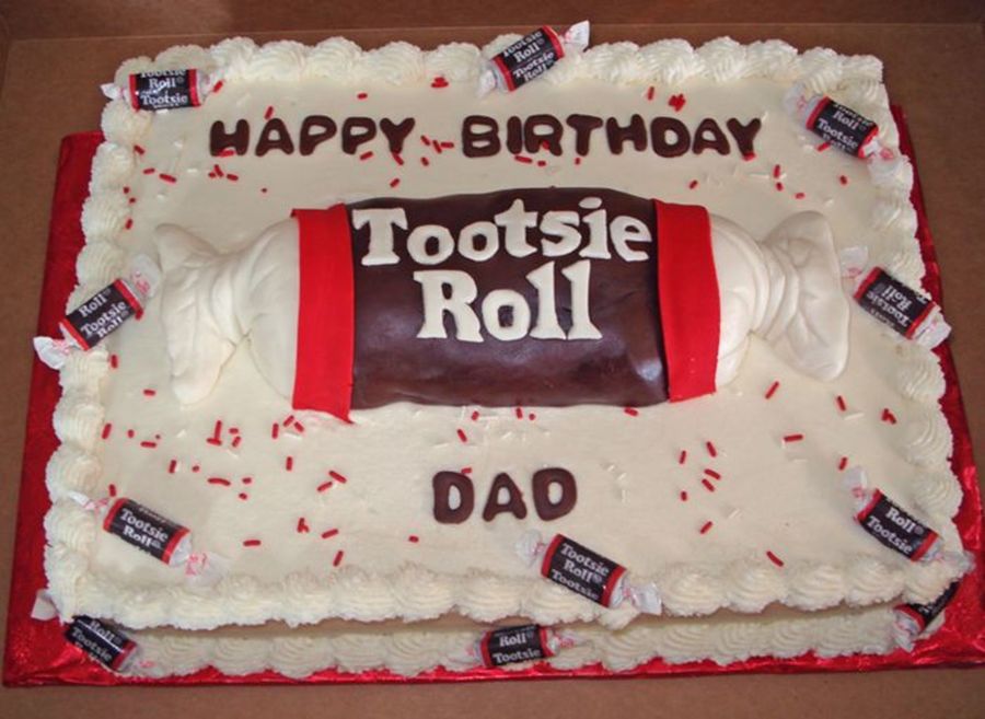 Tootsie Roll Sheet Cake - CakeCentral.com