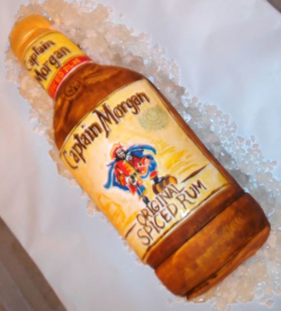 Captain Morgan Bottle - CakeCentral.com