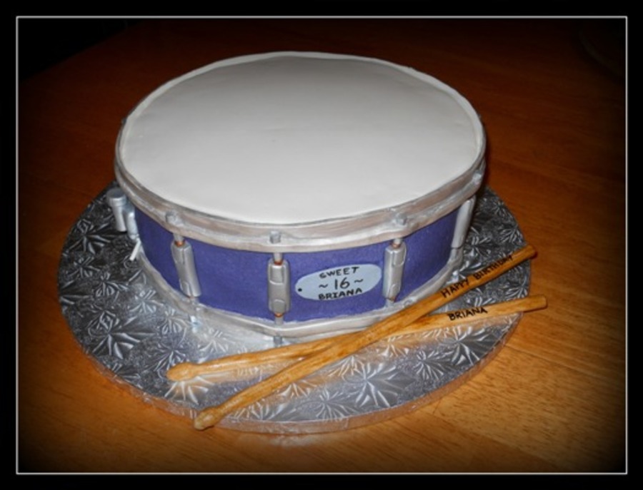 Snare Drum Sweet 16 - CakeCentral.com