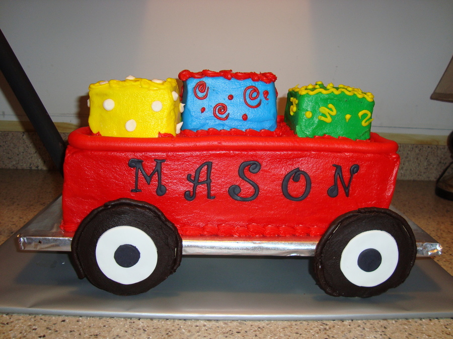 Wagon With Gifts - CakeCentral.com