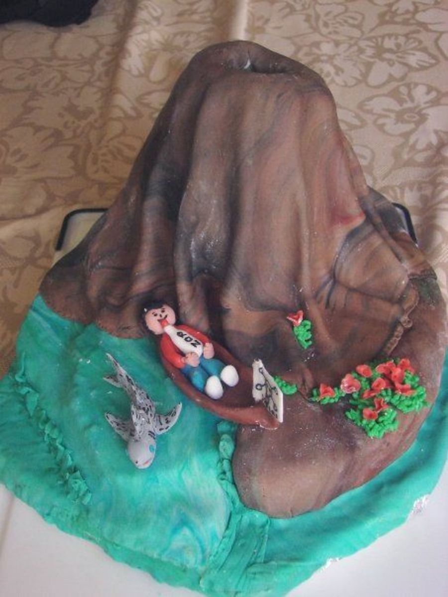 Volcano Cake - CakeCentral.com