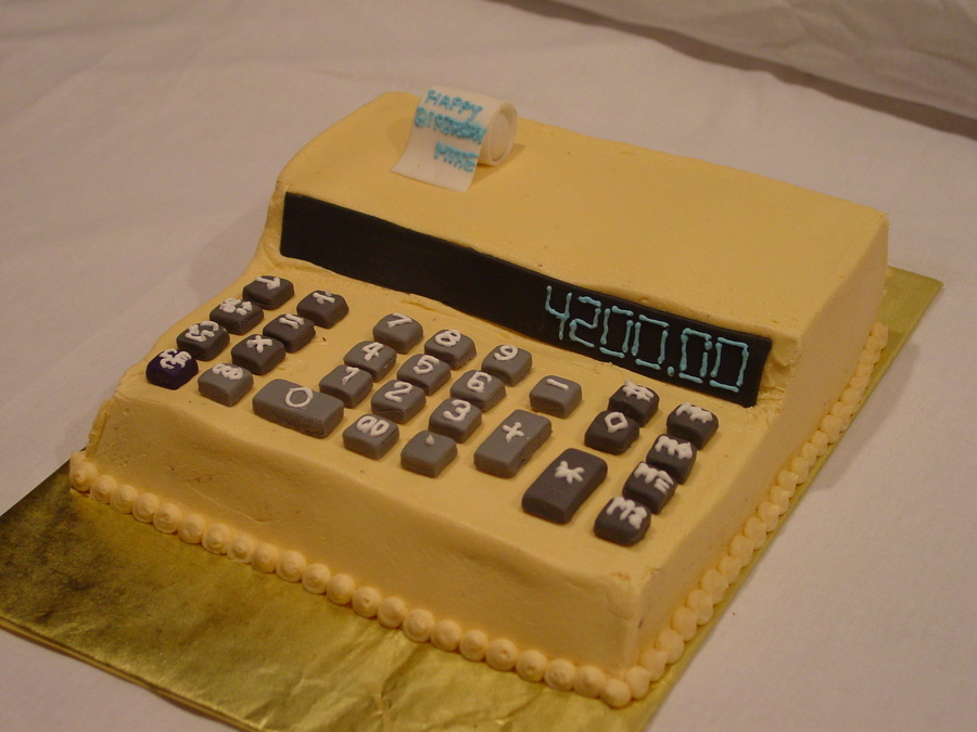 Adding Machine - CakeCentral.com