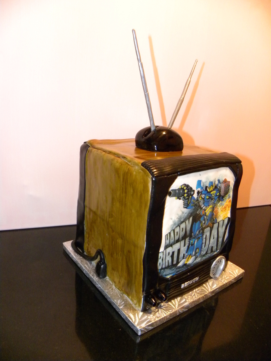 Old Fashioned Tv Cake - CakeCentral.com