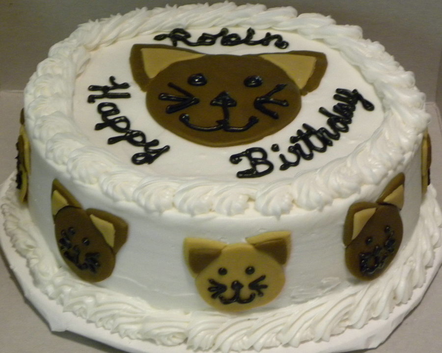 Kitty Birthday Cake - CakeCentral.com