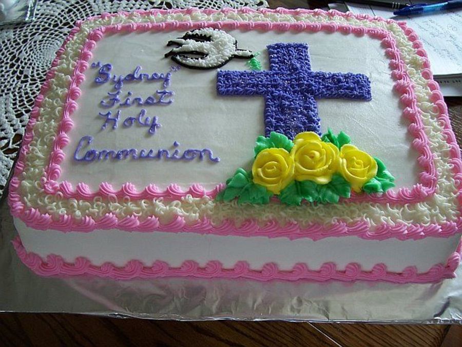 1St_Holy_Communion_Cake_1.jpg - CakeCentral.com