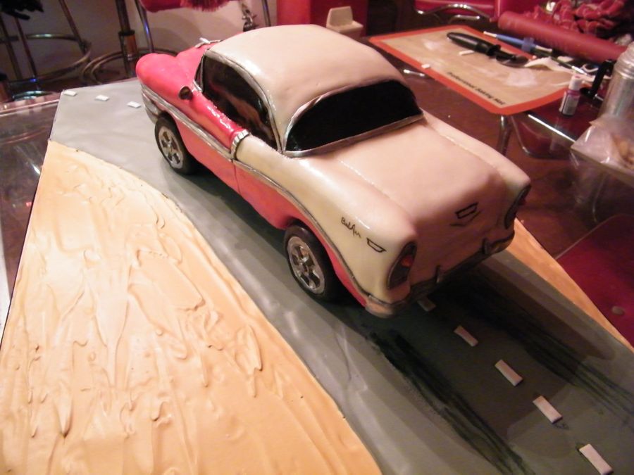 56 Chevy Cake - CakeCentral.com