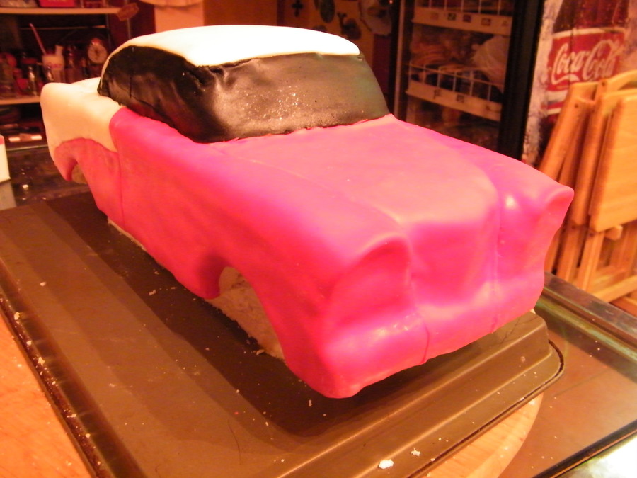 56 Chevy Cake - CakeCentral.com
